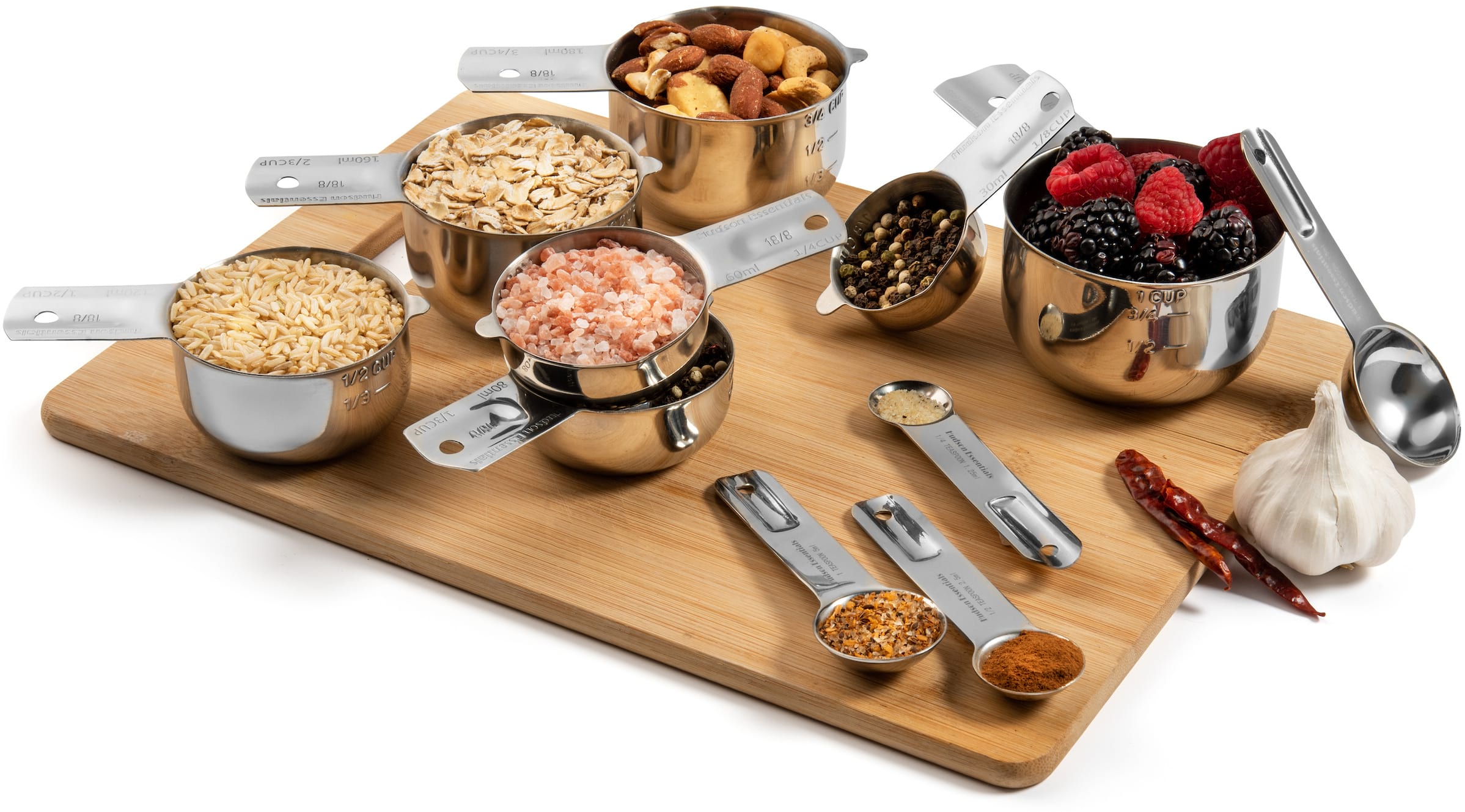 Hudson Essentials: Measuring Cups, Measuring Spoons, & Tumblers